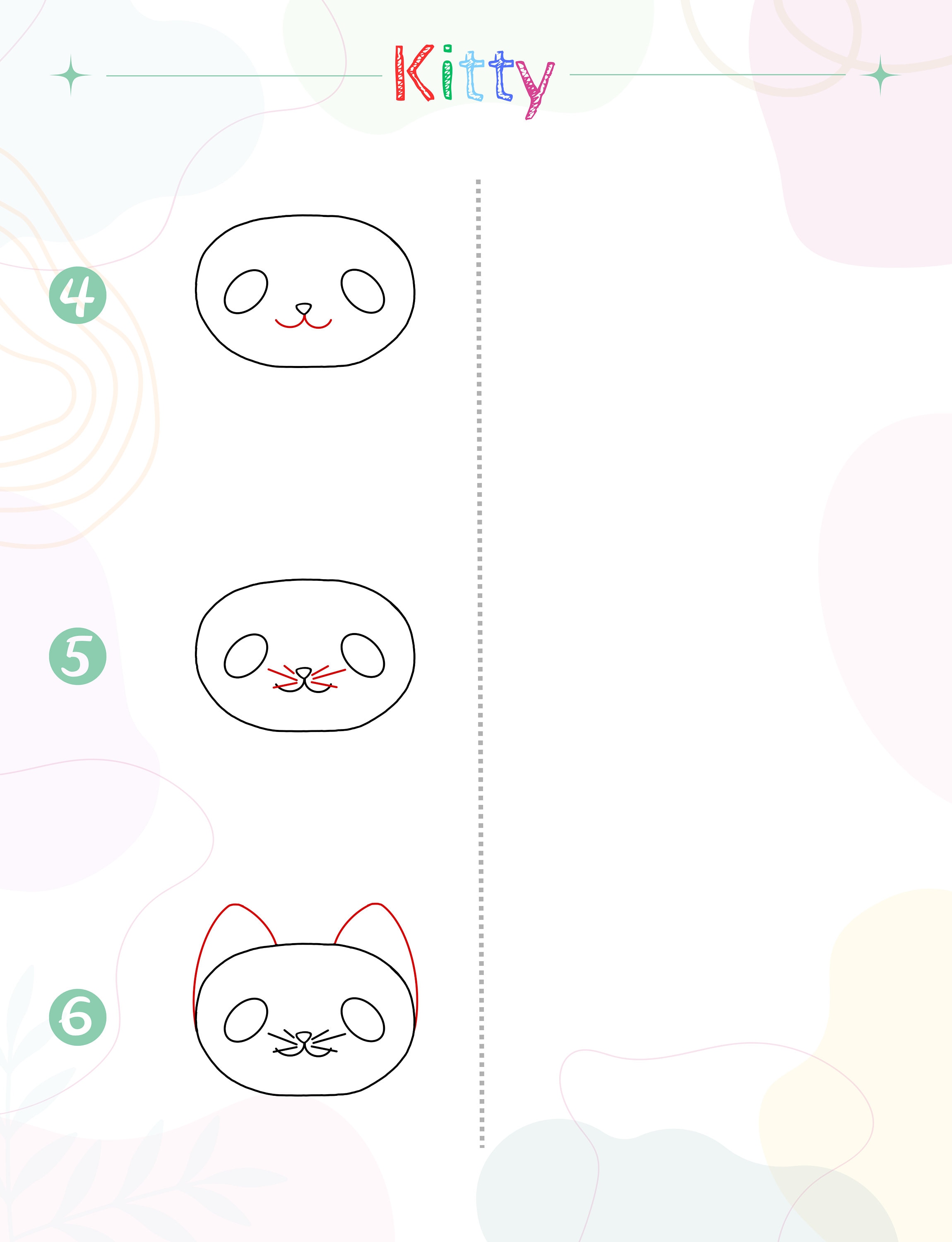 How to Draw - Cute Animals, Activity Book for Kids, Children Colouring ...