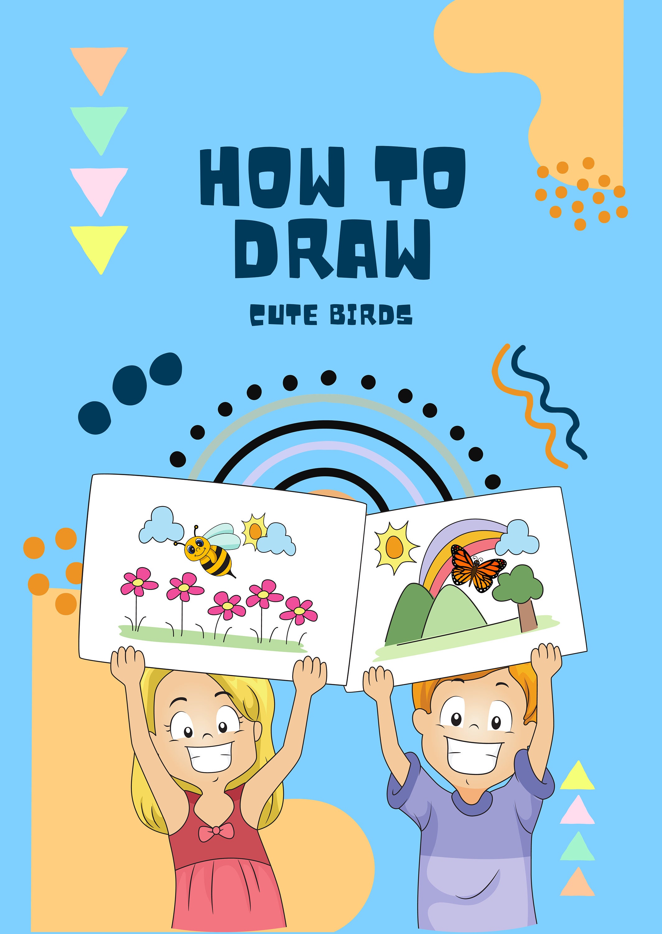 How to Draw Birds, Activity Book for Kids, Children Colouring Pages ...