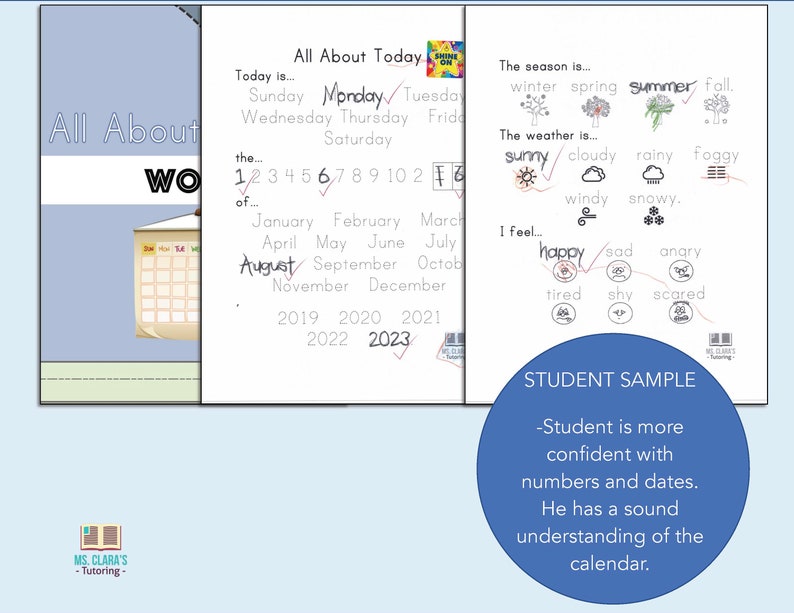 All About Today Printable Worksheet Calendar Worksheet Today is ...