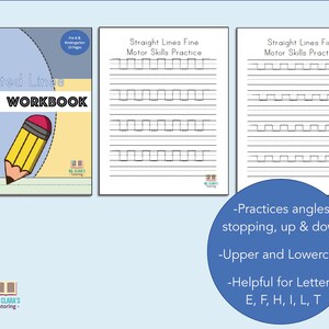 Dotted Line Fine Motor Skills Practice Printable Worksheet Pre-writing ...