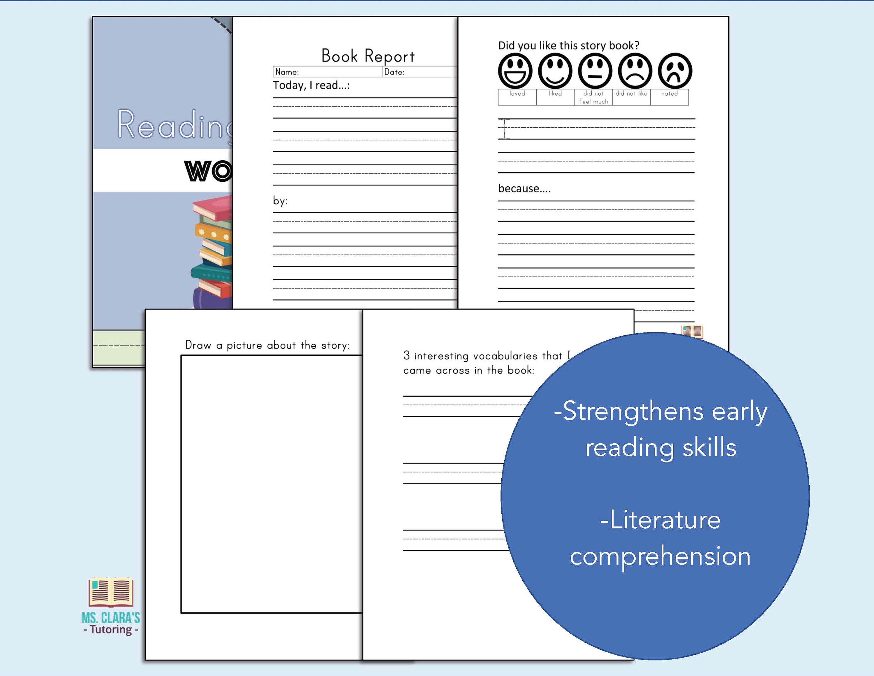 Book Report Worksheets Book Report Printable Worksheets Book Report ...