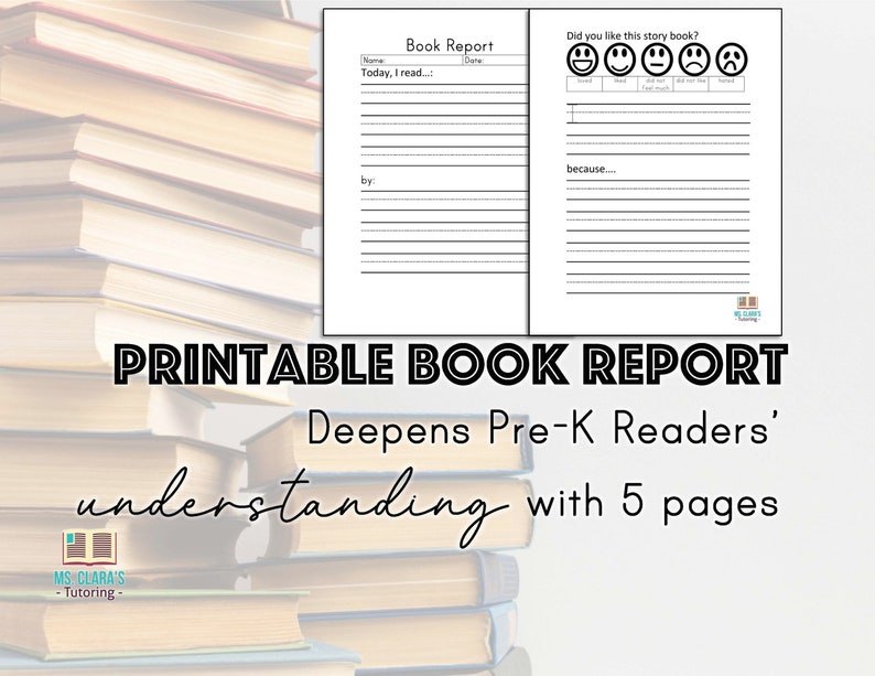 Book Report Worksheets Book Report Printable Worksheets Book Report ...