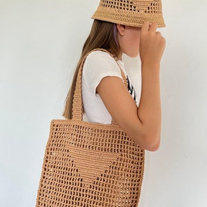 Handmade Raffia Beach Bag - Etsy