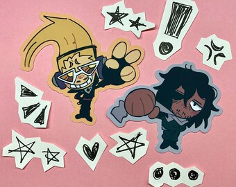 Mha Mini Stickers Deku, Bakugou, Todoroki, Kaminari, Ochaco, Kirishima ...