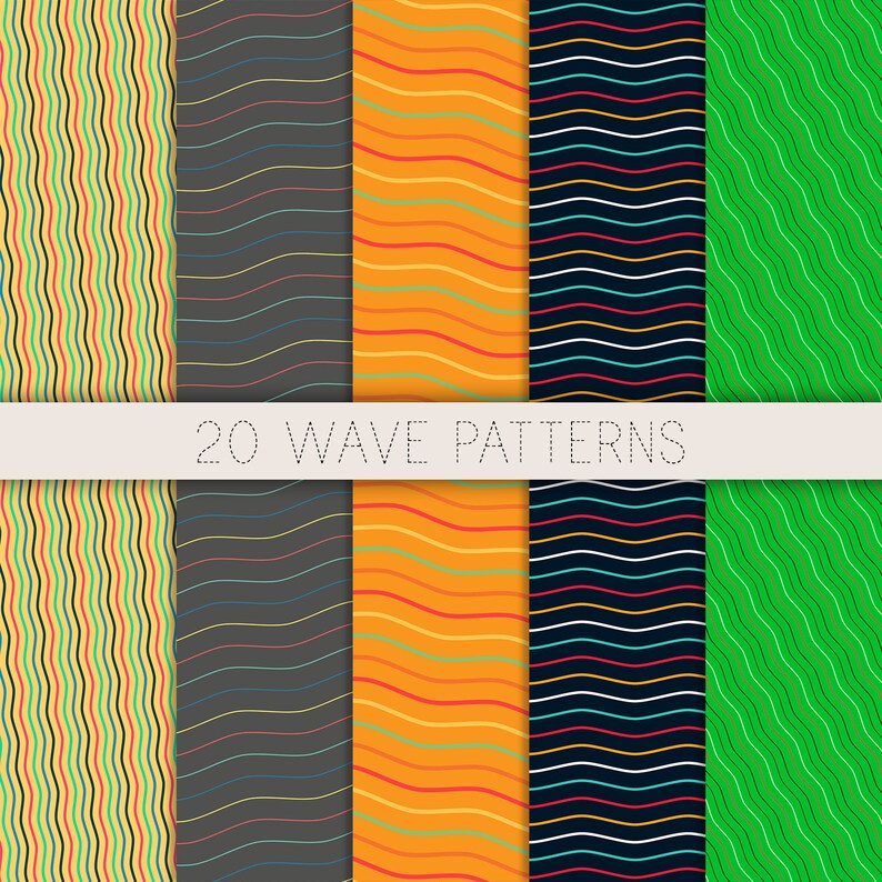 20 Waves Pattern Backgrounds, Background, Patterns, Wave Patterns, DIY ...
