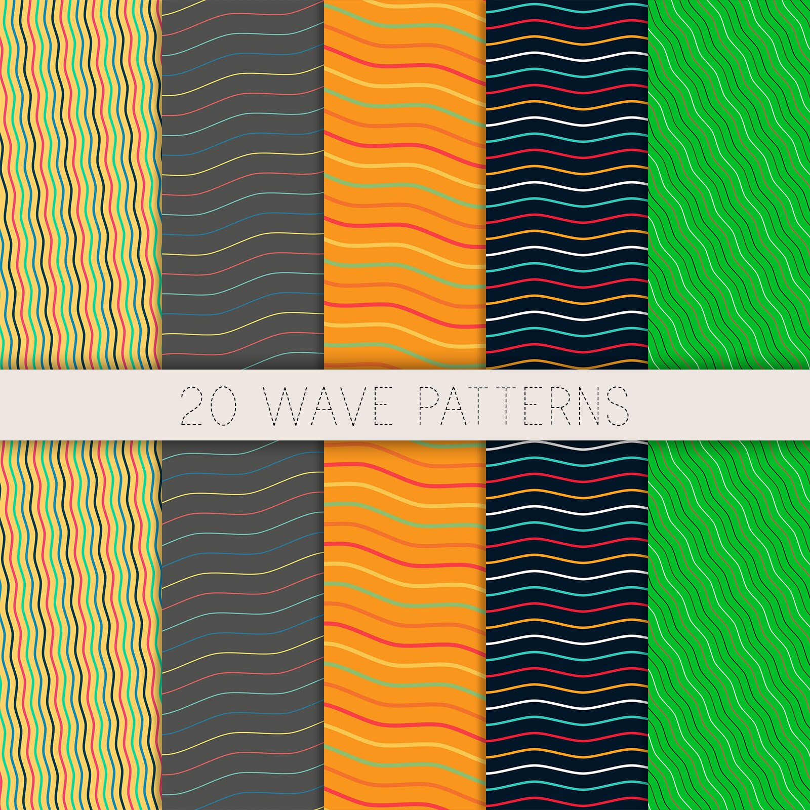 20 Waves Pattern Backgrounds, Background, Patterns, Wave Patterns, DIY ...