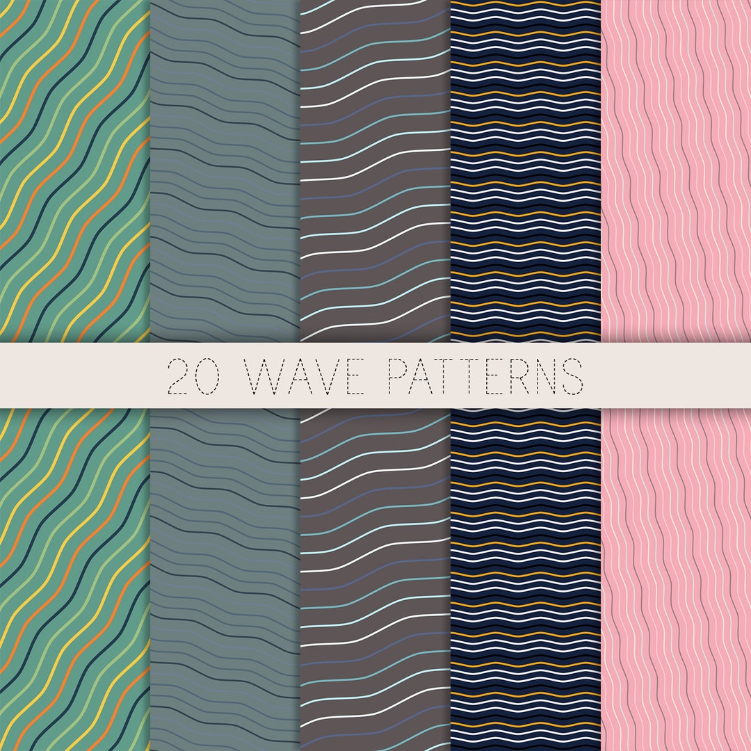 20 Waves Pattern Backgrounds, Background, Patterns, Wave Patterns, DIY ...