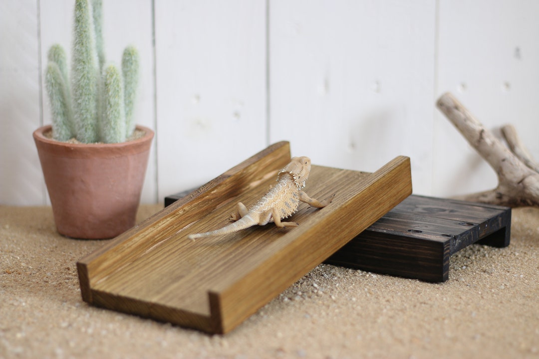 Natural Wooden Platform Bridge Suitable for Reptiles, Lizards, Hamsters ...