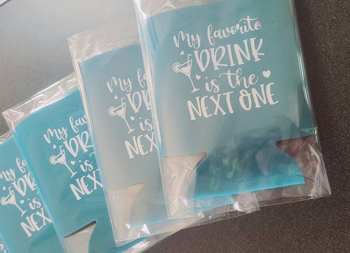 Celebration Koozies Wedding Cozies Baby Shower Cozies-personalized Can ...