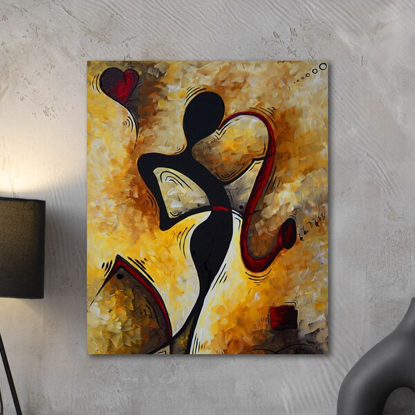 Abstract Love Art - Etsy