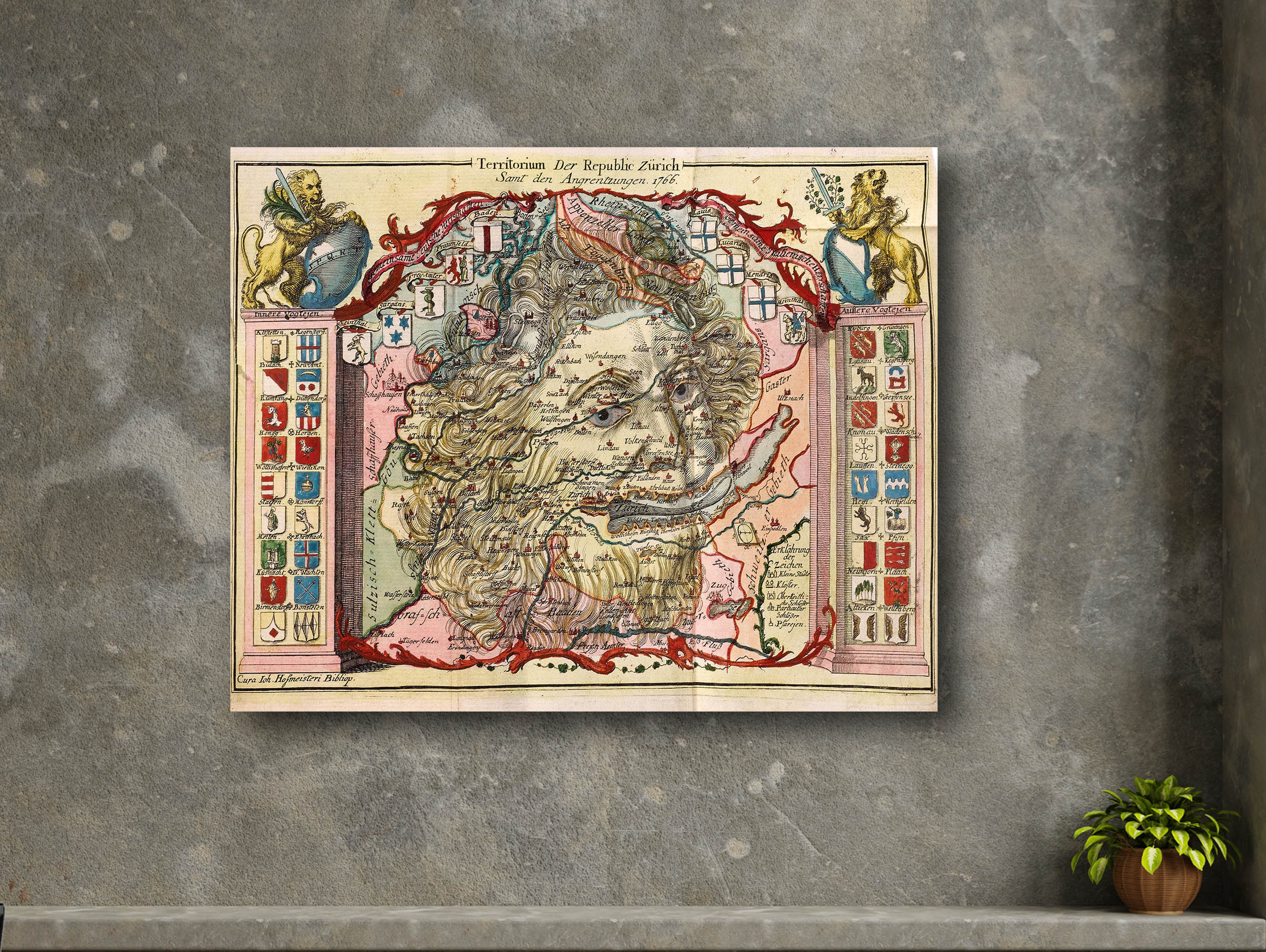 Ancient Maps of Europe Wall Art Old Map Print on Canvas - Etsy