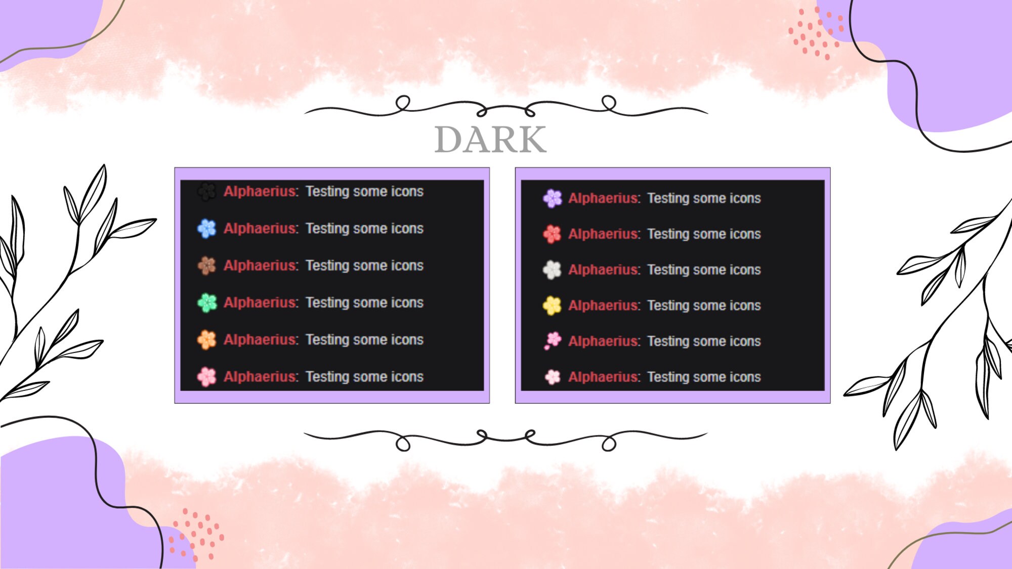 Badges SUBS / Sub 12 Twitch PACK Flowers Sakura : Flowers Sakura - Etsy