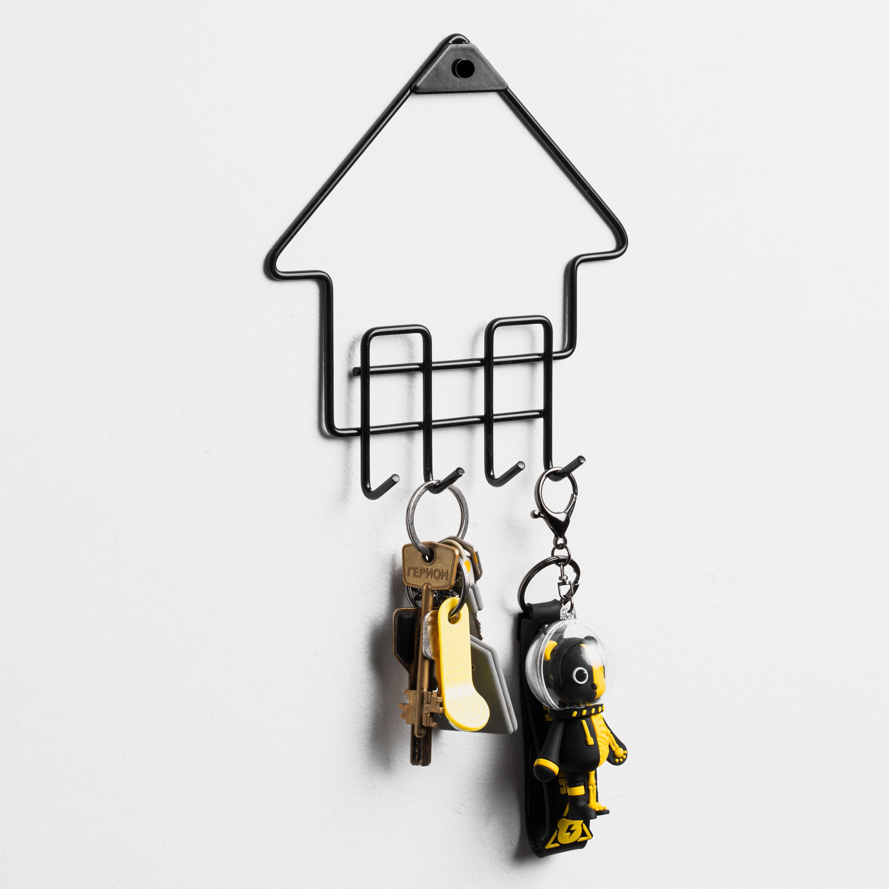 Loftie® Key Holder, Wall Keyholder Mount Organizer, Key Hooks for Wall ...