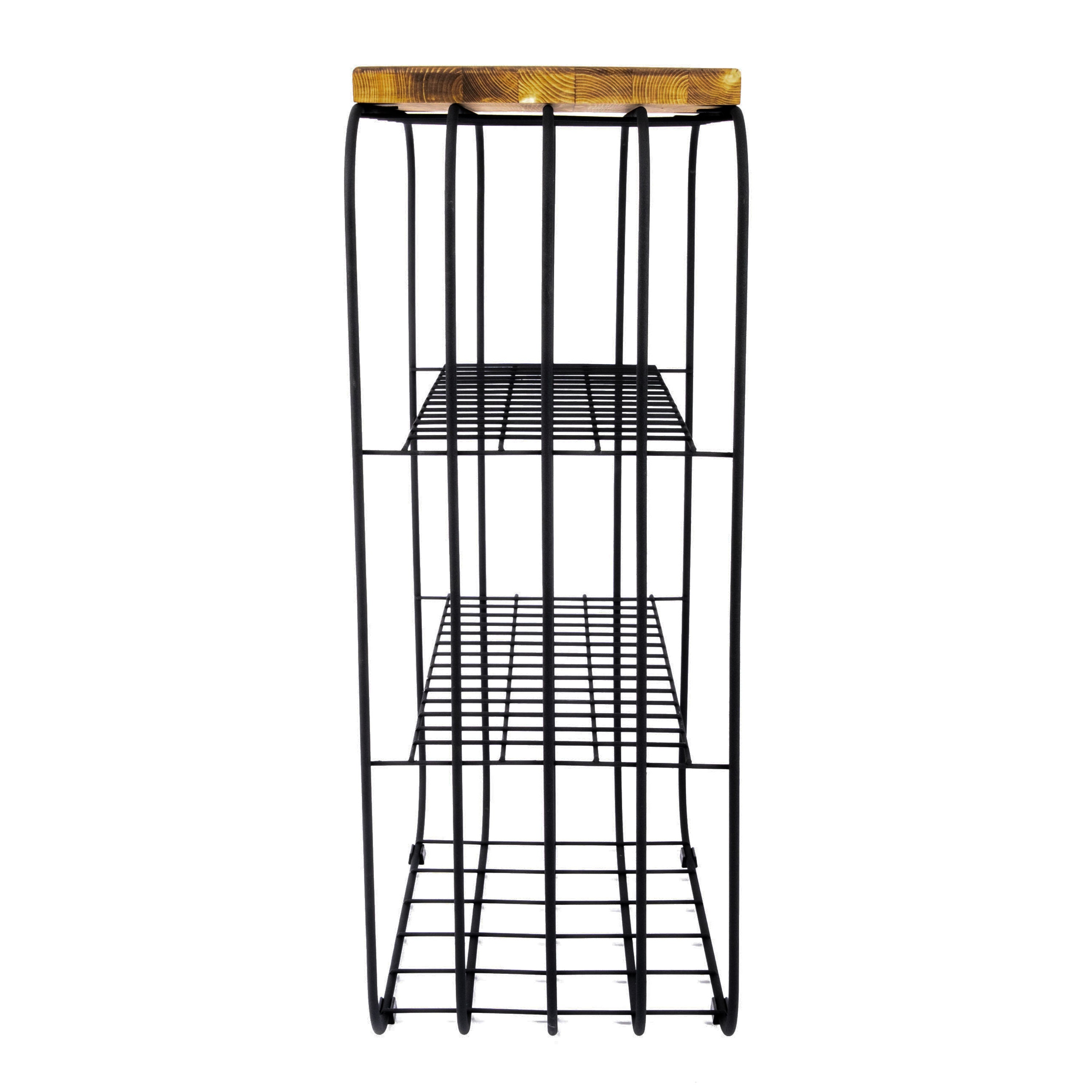 Loftie® Shelving Unit Rack, Wooden Shelf Storage Stand, Industrial ...