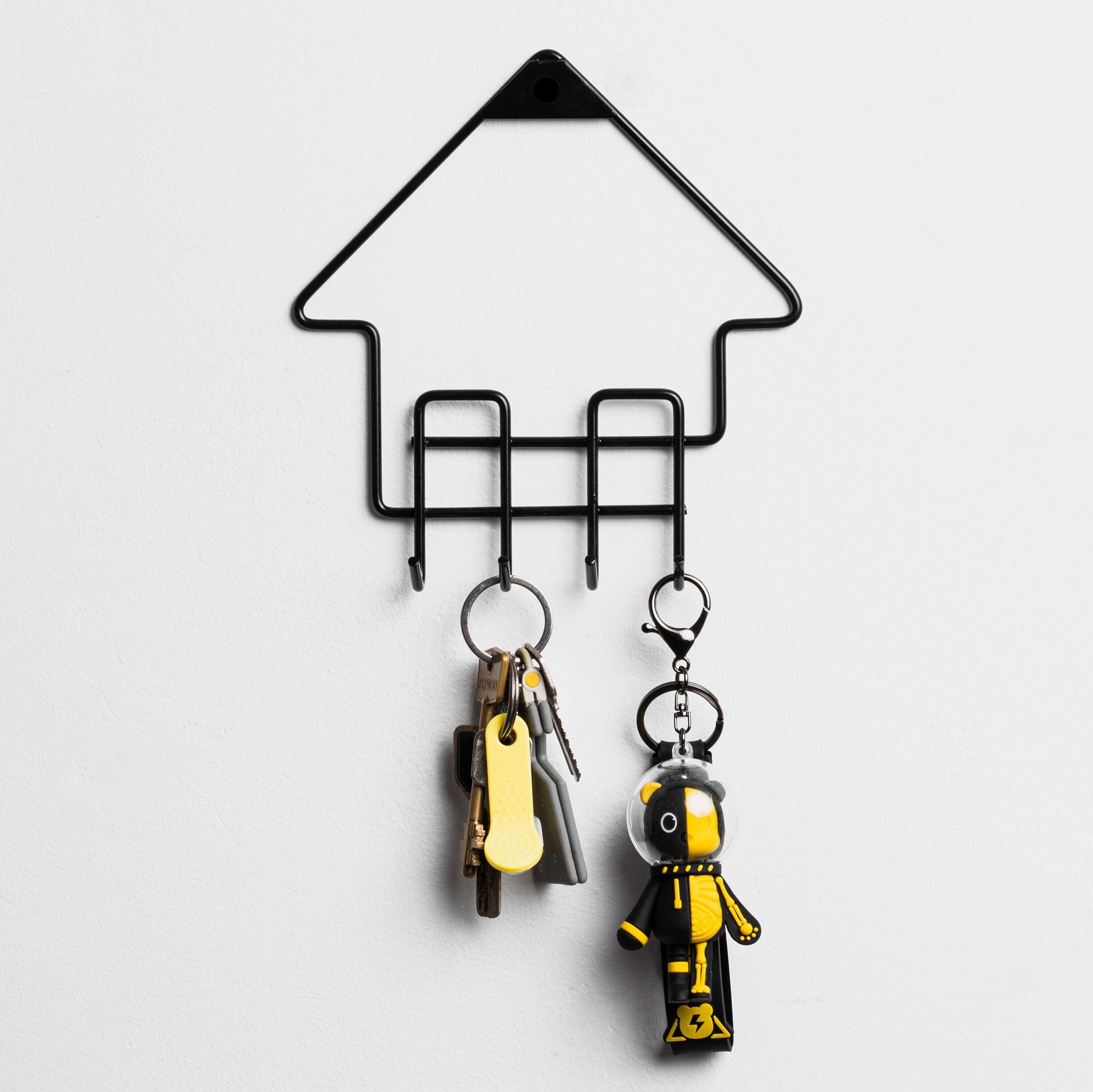 Loftie® Key Holder, Wall Keyholder Mount Organizer, Key Hooks for Wall ...