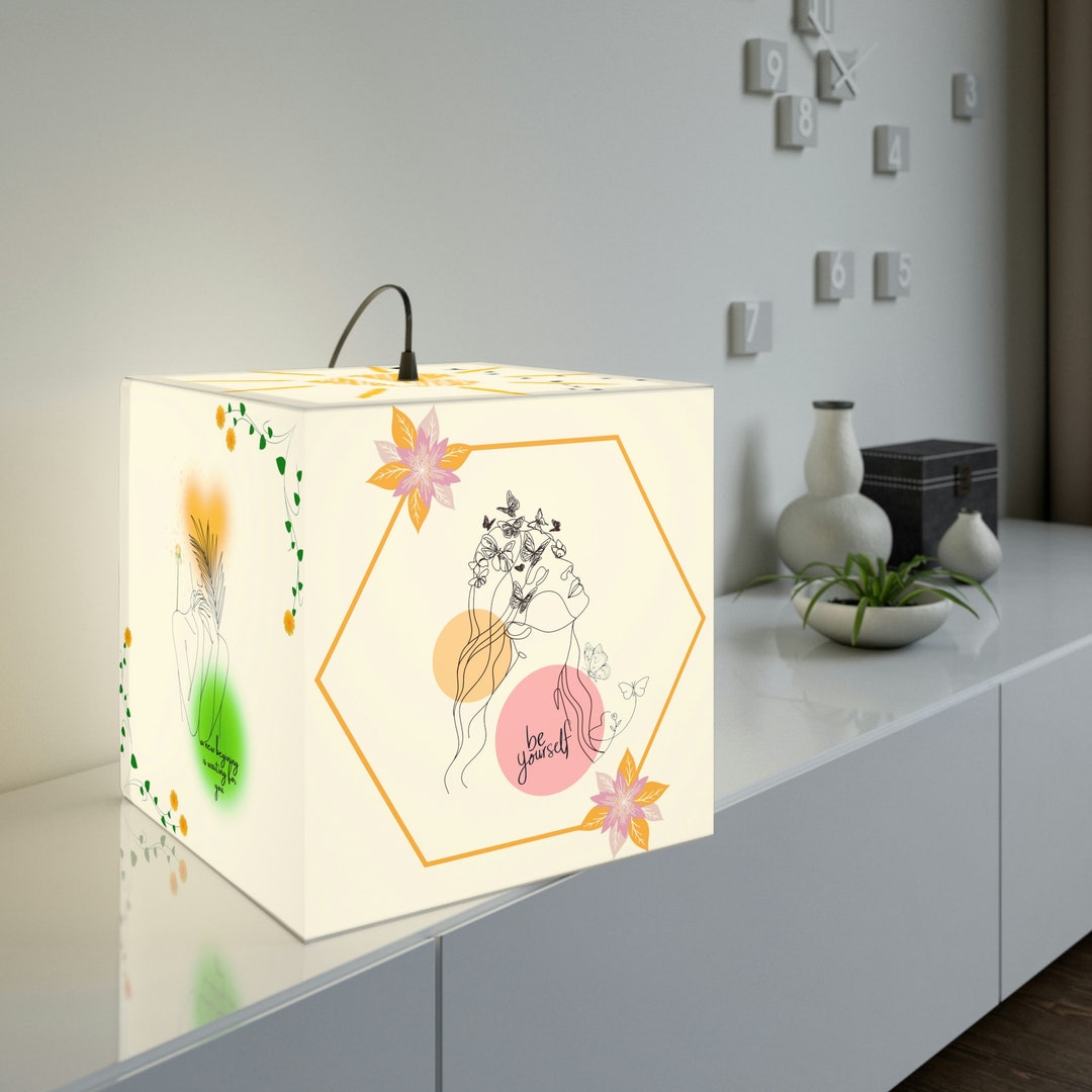 4 Seasons Motivational Light Cube Lamp - Etsy
