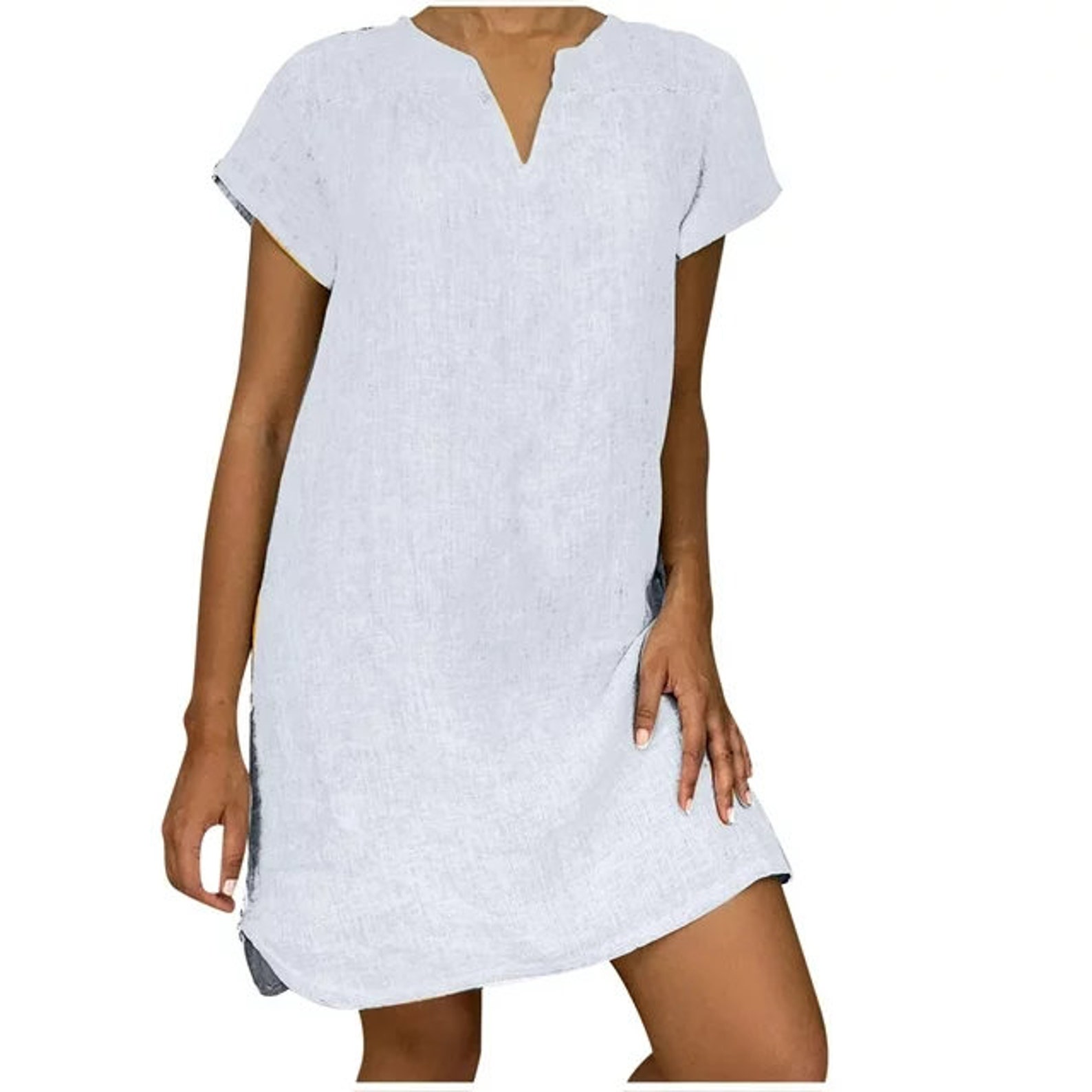 Short Night Gown for Women, Nightie for Her, Women Nightwear, Short ...
