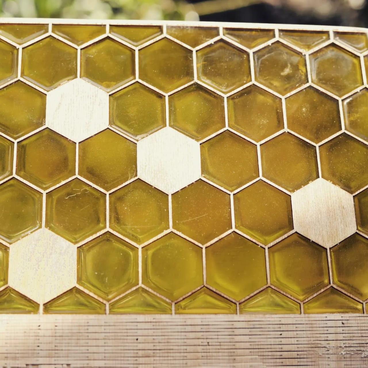 Epoxy Hexagon Diary With Resin, Hardcover Artisan Journal, Exclusive ...
