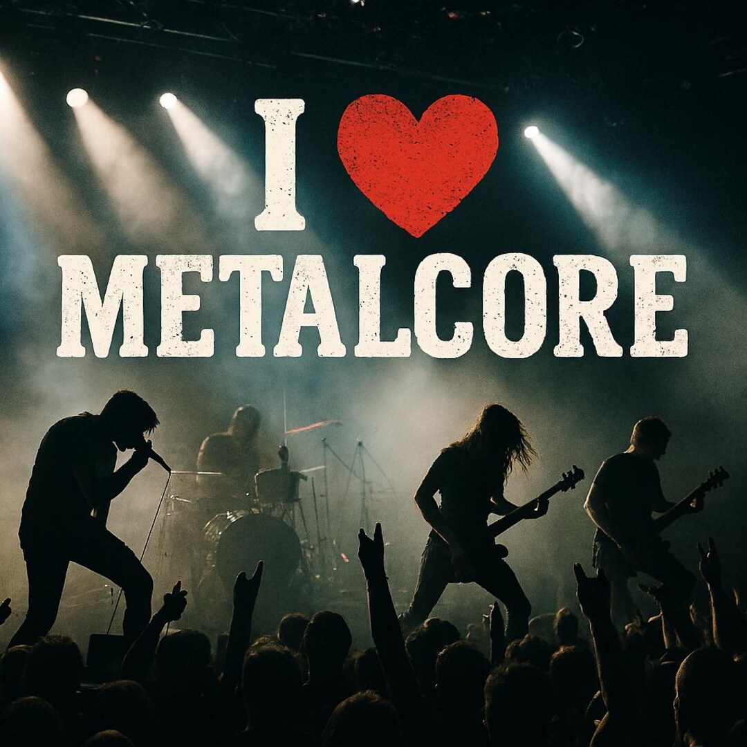 Vinyl Sticker 4"x4" - I Love Metalcore - Ideal for Car Bumpers, Laptops ...