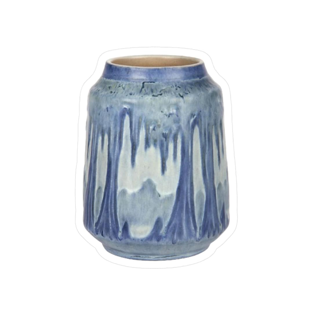 Newcomb Pottery Vinyl Sticker / Decal - Vase Oak Trees Spanish Moss ...