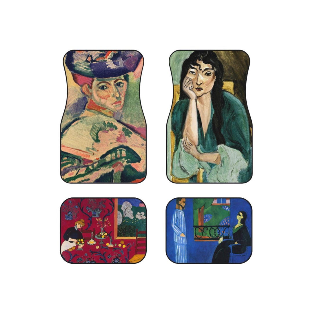 Car Mats set of 4, Size Chart in Photos Henri Matisse Unique Paintings ...