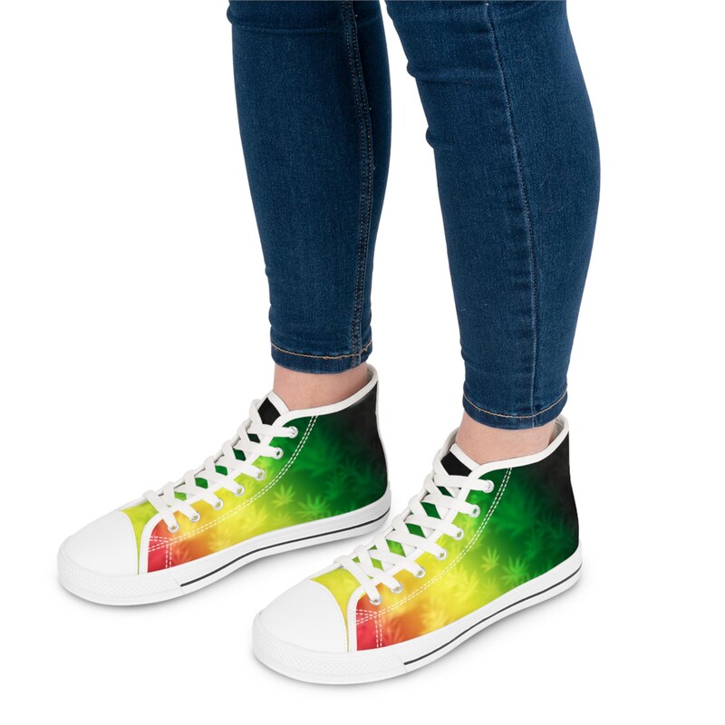 Rasta Sneakers - Etsy
