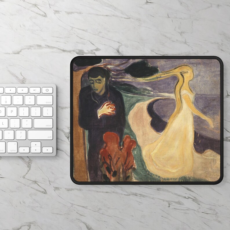 Gaming Mouse Pad Edvard Munch Separation Heartbreak Iconic Painting ...