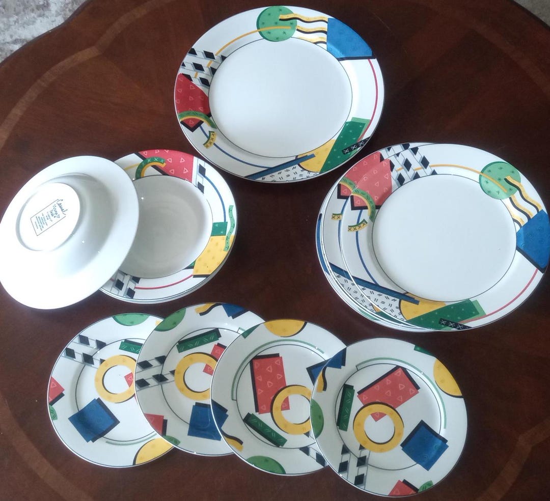 Victoria Beale Set of 13 Plates / Bowls - "elements" 9036 Designed by ...
