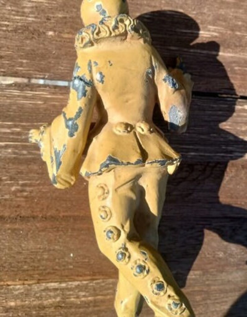 1800s Antique Jester Iron Metal Figures Unique Folk Art? Musicians - Etsy