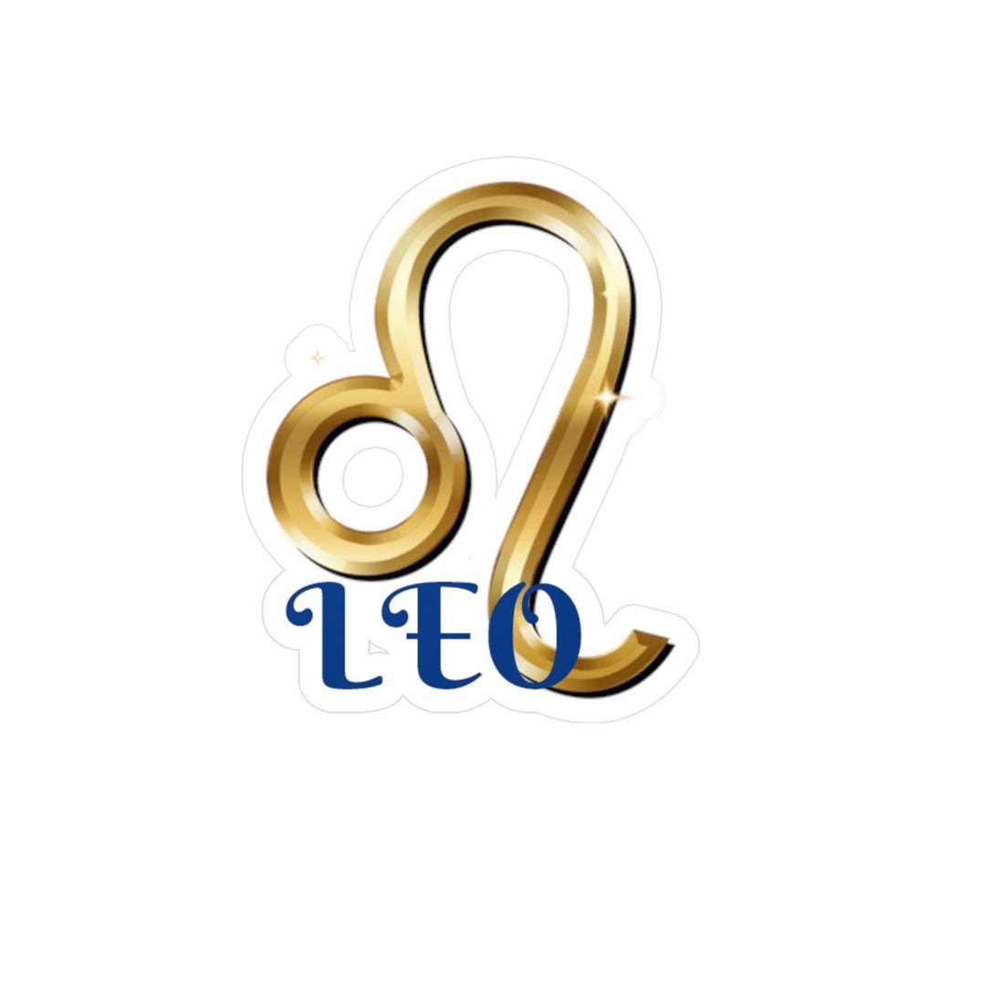 Vinyl Sticker / Decal - Leo Astrological Sign Lion Birthday Symbol ...