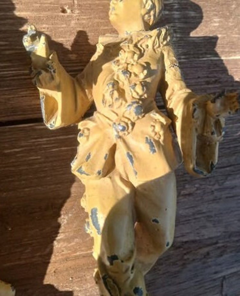 1800s Antique Jester Iron Metal Figures Unique Folk Art? Musicians - Etsy