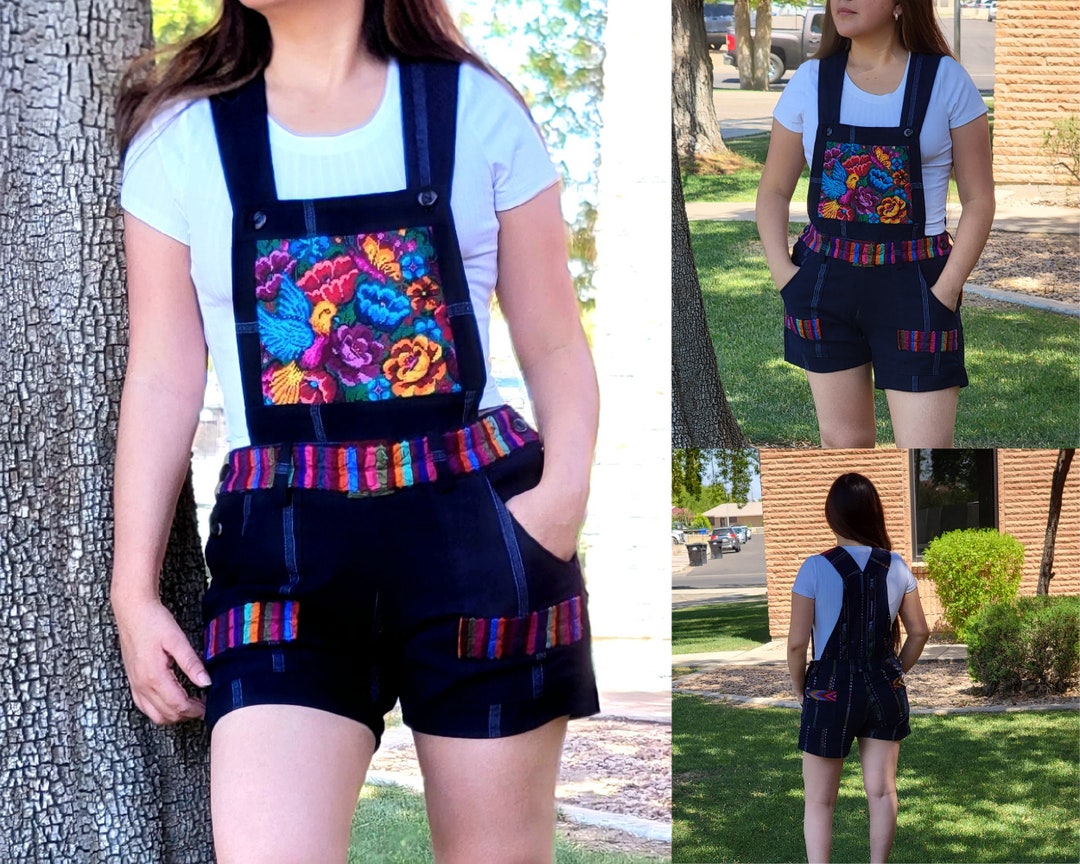 Typical Overalls Guatemalan, Embroidery in Front, Unique Güipil Design ...