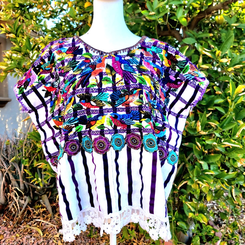 Typical Guipil of Guatemala, Blouse Made With Backstrap Loom ...