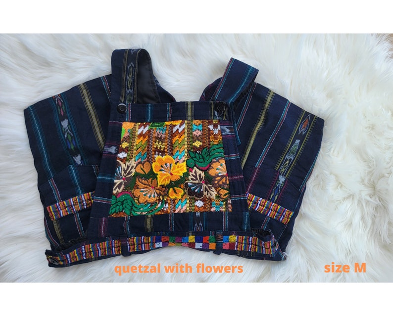 Typical Overalls Guatemalan, Embroidery in Front, Unique Güipil Design ...