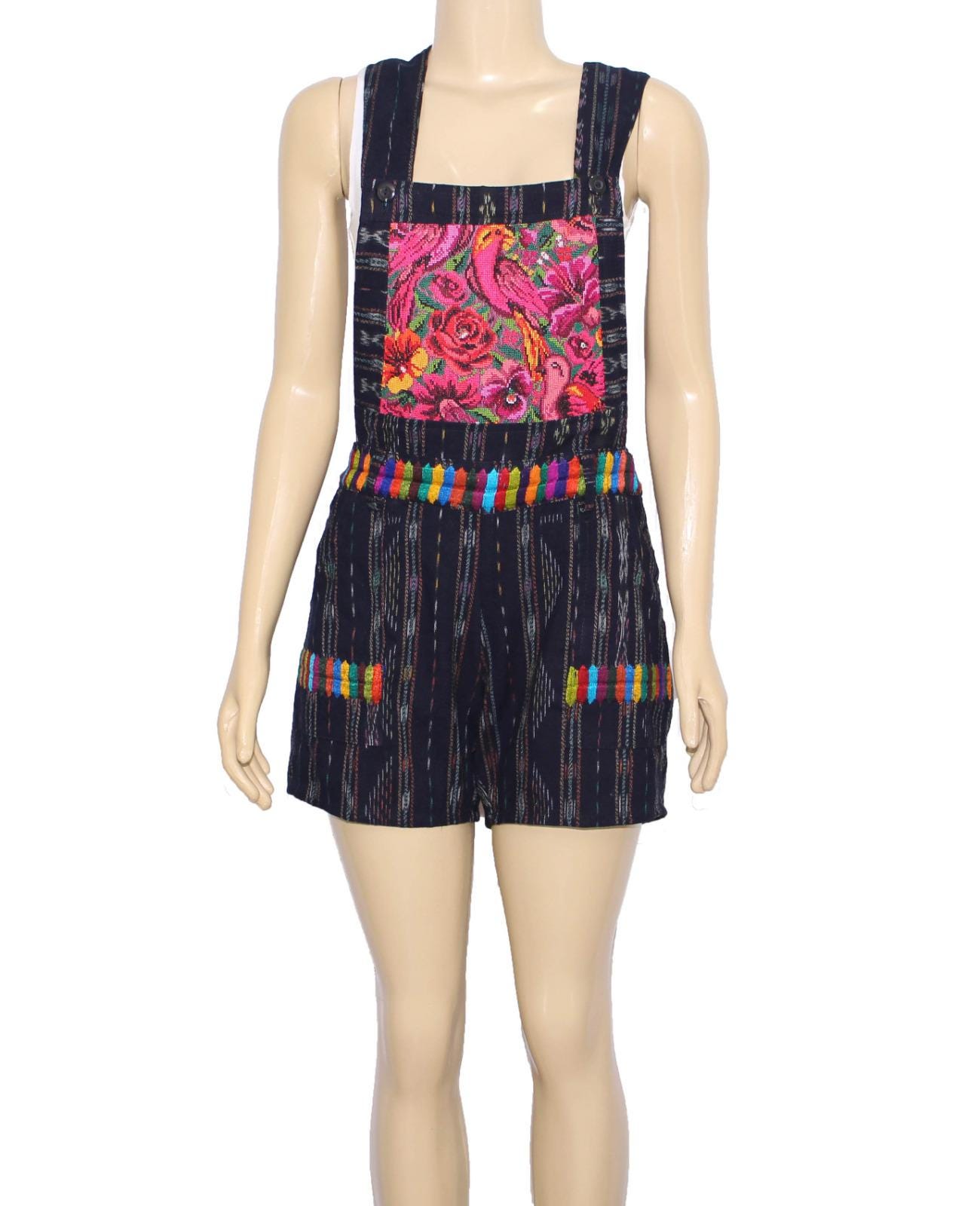 Typical Overalls Guatemalan, Embroidery in Front, Unique Güipil Design ...
