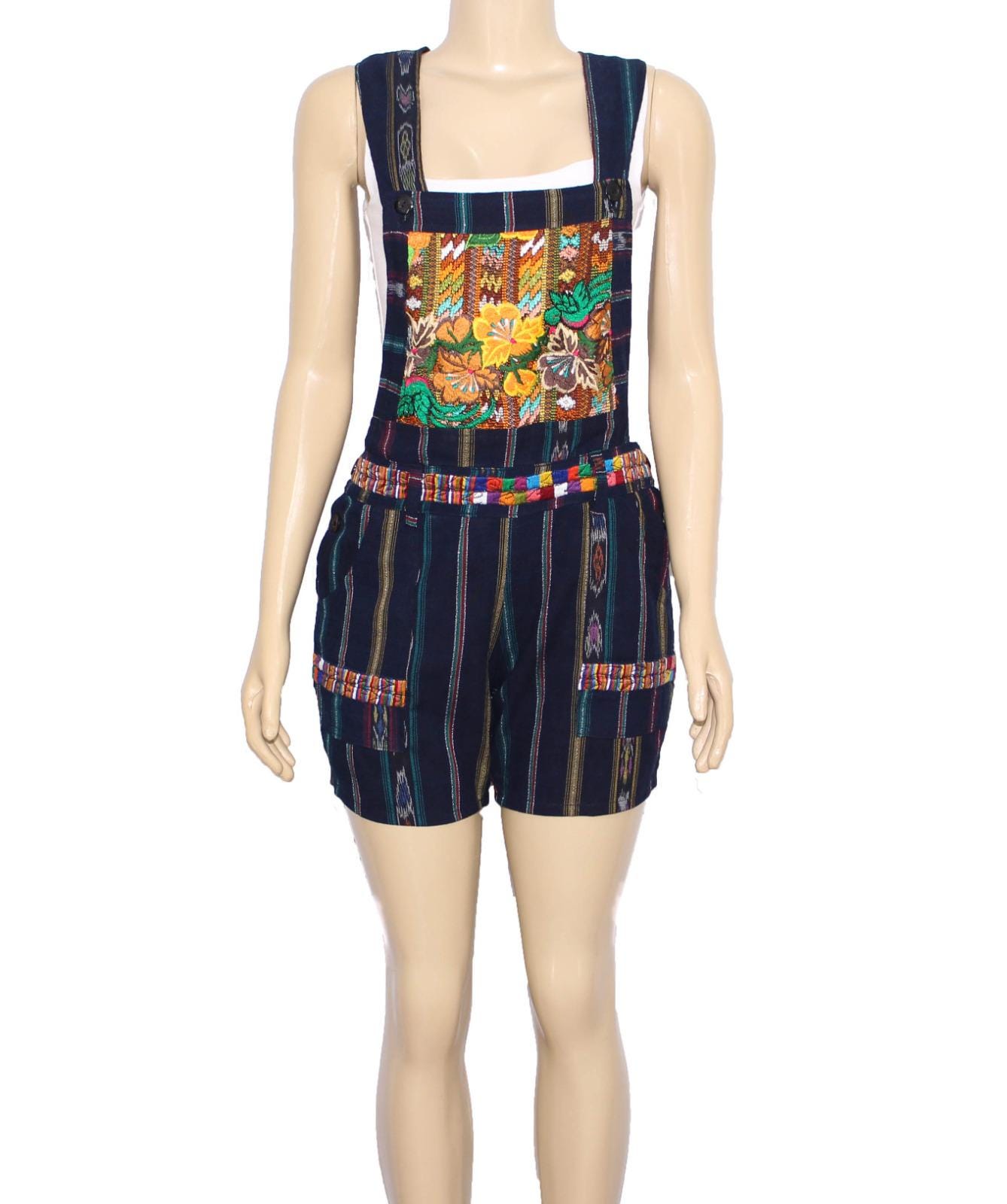Typical Overalls Guatemalan, Embroidery in Front, Unique Güipil Design ...