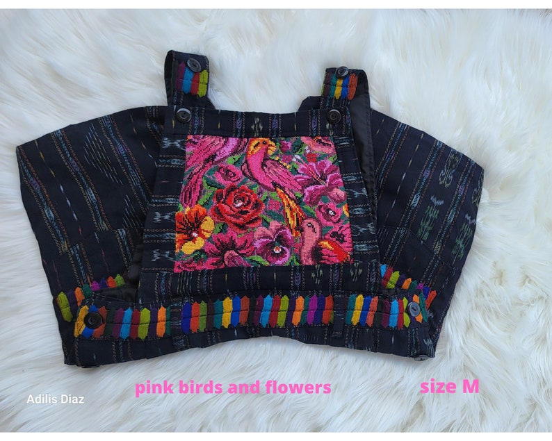 Typical Overalls Guatemalan, Embroidery in Front, Unique Güipil Design ...