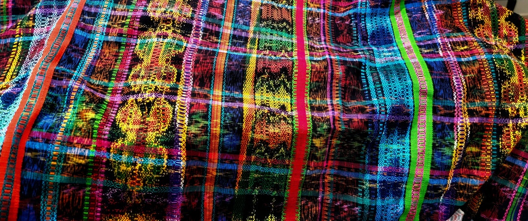 Skirt Typical of Guatemala, Very Vibrant Colors, Guatemalan Elegance ...
