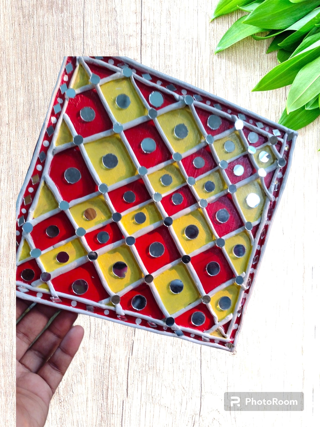 Handmade Lippan Art on MDF Board For, Wall Decor,wall Hanging, Diwali ...