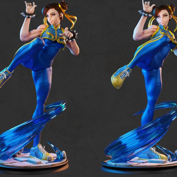 Chun Li 3d Print - Etsy