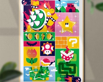 Super Mario RPG Map Poster - Etsy