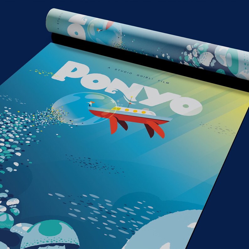 Ponyo Poster Design - Etsy