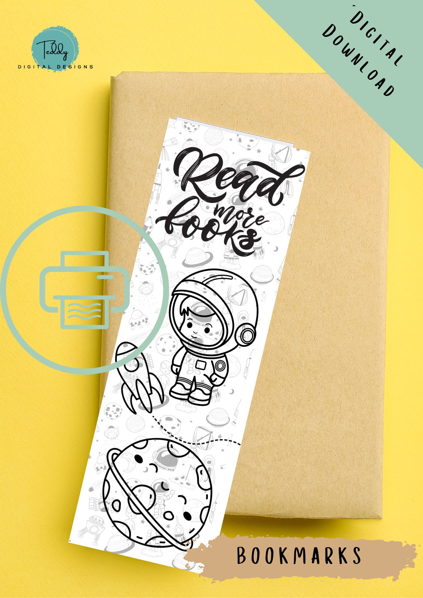 Printable - Bookmarks | Book Dividers | Reading | Anniversary Gift ...