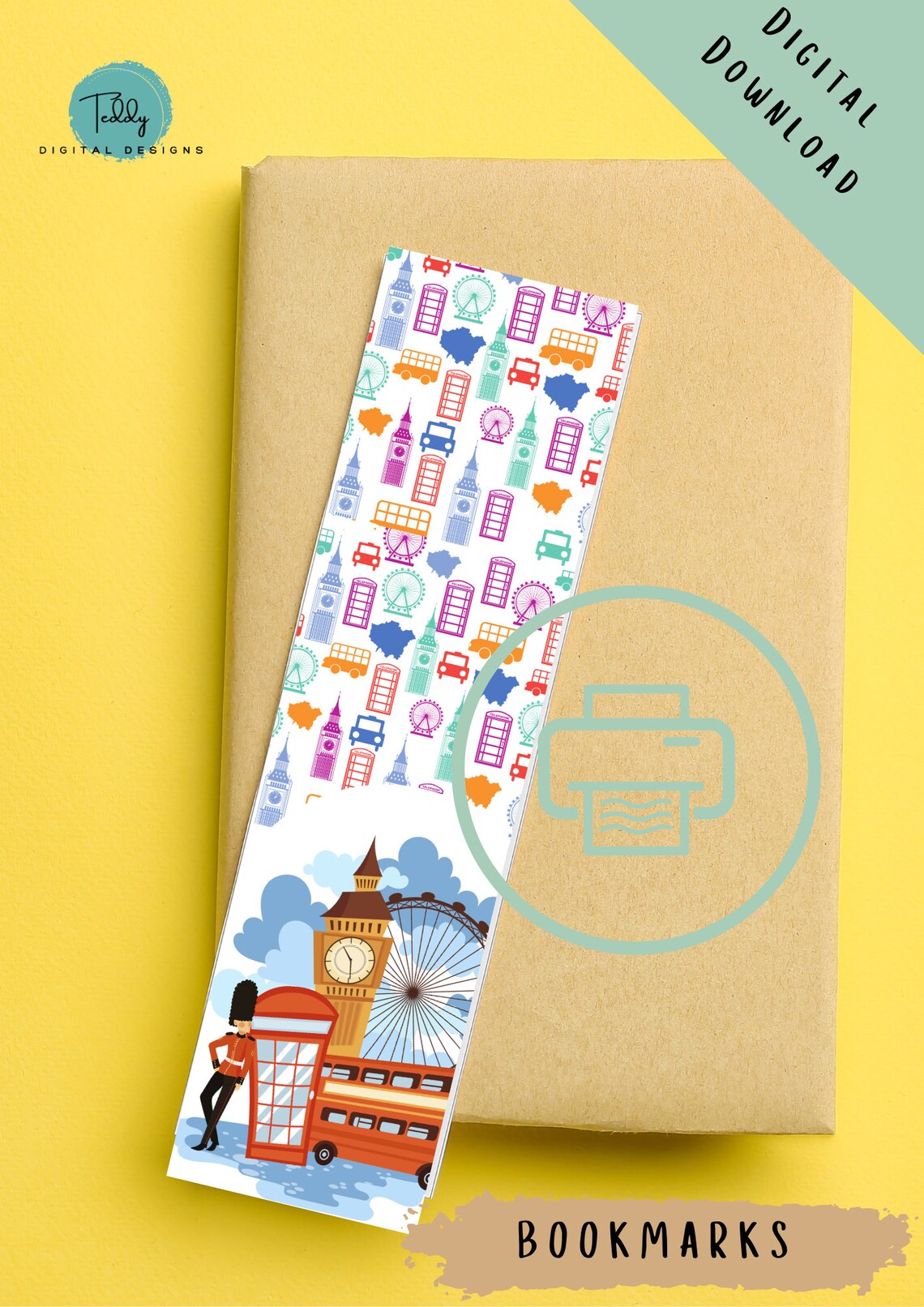 Printable - Bookmarks | Book Dividers | Reading | Anniversary Gift ...