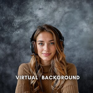 Professional Gray Zoom Background, Grey Texture Virtual Backdrop for ...