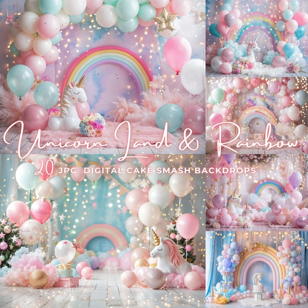 Unicorn Backdrop - Etsy