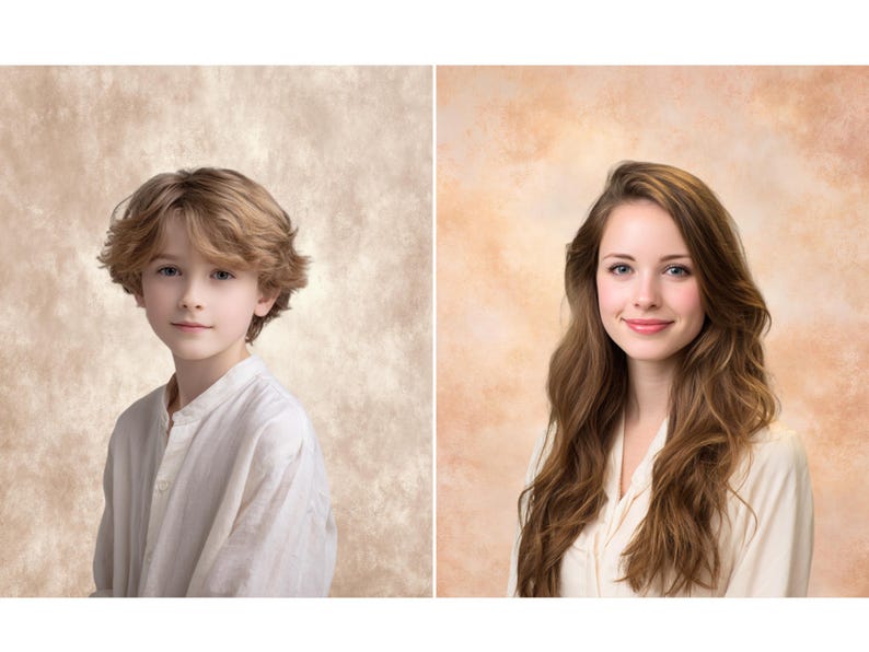 Beige Texture Digital Backdrop, Fine Art Studio Portrait Background ...