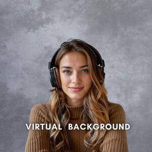 Professional Gray Zoom Background, Grey Texture Virtual Backdrop for ...