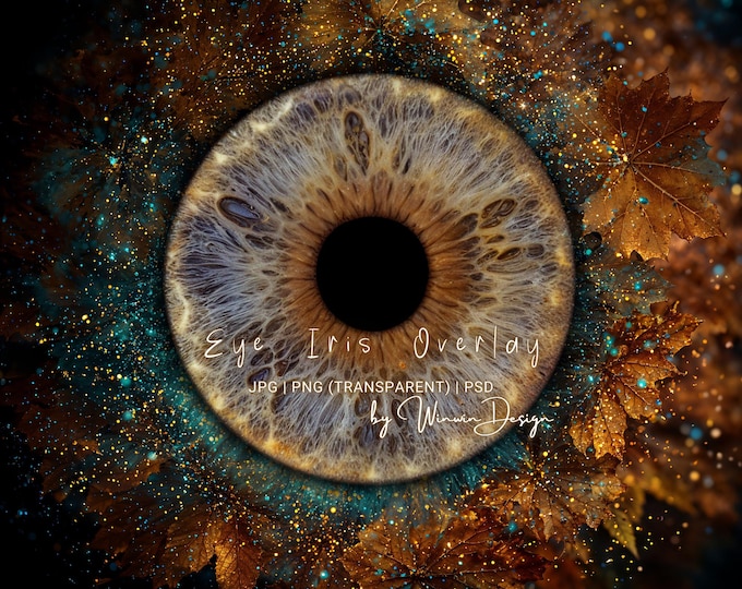 Macro Eye Iris Overlay Backdrop – Autumn Theme Human Eye Photography ...