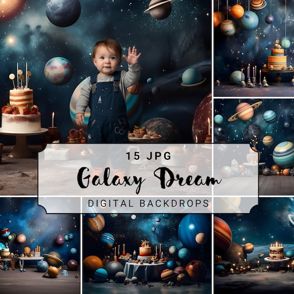 Space Theme Photography Backdrop - Etsy